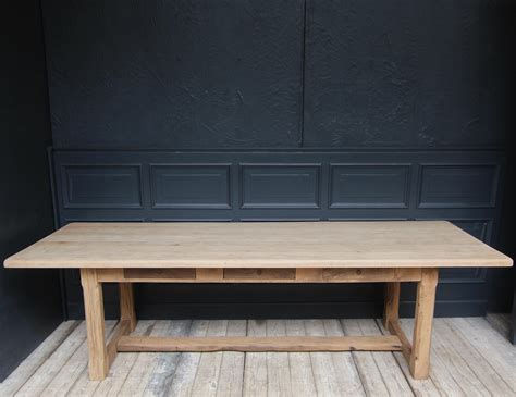 Large 20th Century Oak Farm Dining Table For Sale At 1stdibs