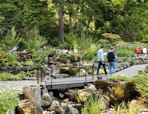 Stream Crossing Design Ideas Forest Stone Bridge Architecture Creek
