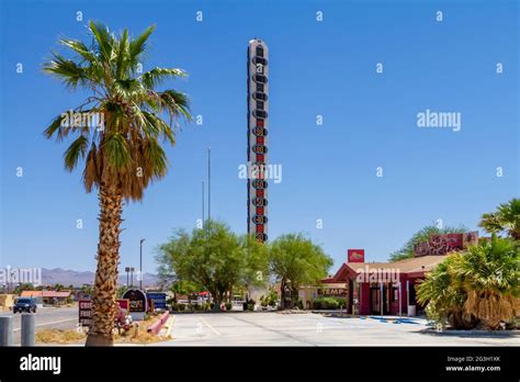 Baker Ca Usa June 6 2021 View Of The Worlds Tallest Thermometer