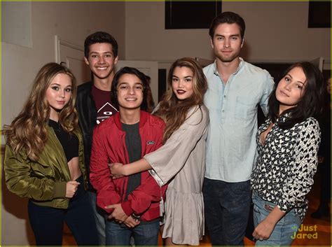 Kelli Berglund Bradley Steven Perry And Paris Berelc Celebrate Lab Rats
