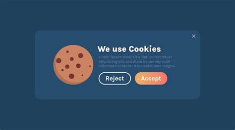 Premium Vector Protection Of Personal Data Information Cookie And Internet Web Page We Use