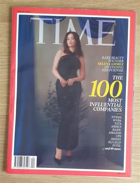 Time Magazine June 2024 Selena Gomez £715 Picclick Uk