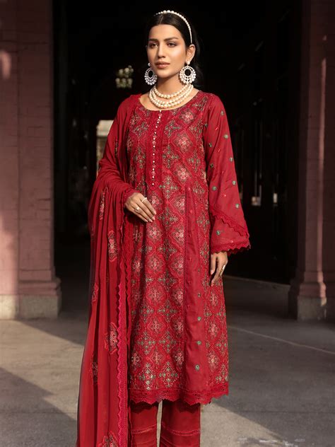 Mah 09 3 Piece Luxury Unstitched Mahnur