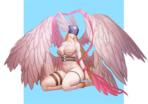 Angewomon Digimon Drawn By Nuo30340120 Danbooru