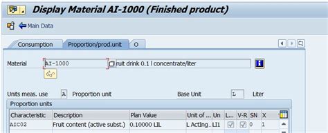 Proportion Based Batch Specific Unit Of Measure In Sap Community