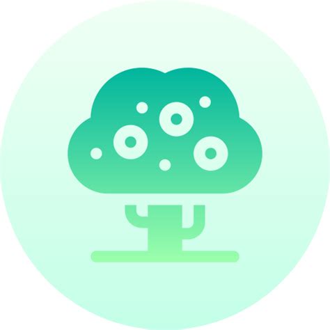Tree Basic Gradient Circular Icon