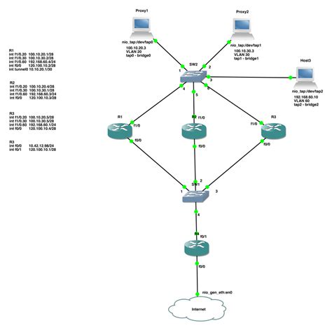 Vlan Cisco Router Doesn T Redirects Packets To Proxy Server Working On GNS With