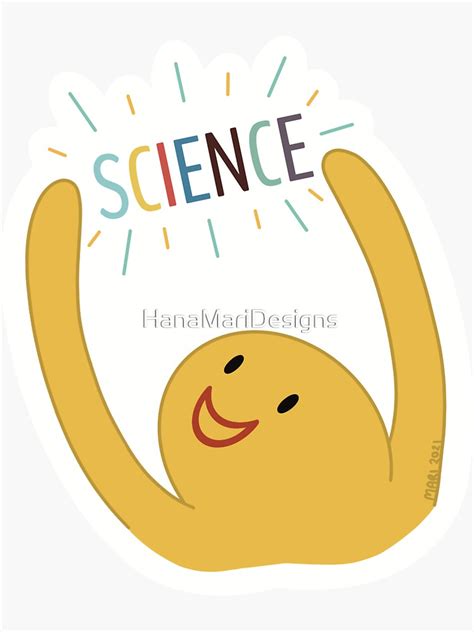 Science Smiley Face Sticker For Sale By Hanamaridesigns Redbubble