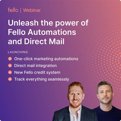 Fello Webinar Automations And Credits