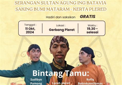 Live Streaming Pembukaan Festival Kerta Plered Dan Penampilan Kethoprak