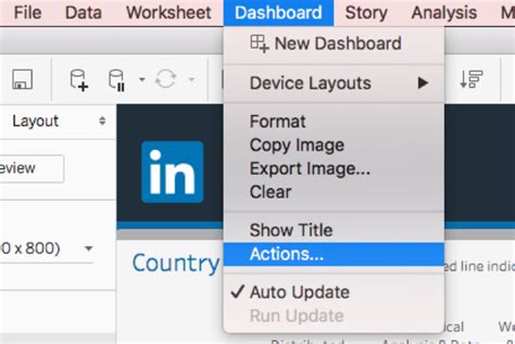 add highlight actions to enhance usability in tableau