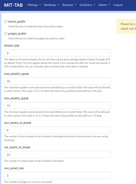 Advanced Topics Mit Tab Documentation