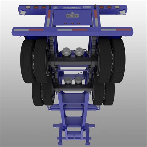 Container Chassis 3d Model 79 Max Free3d