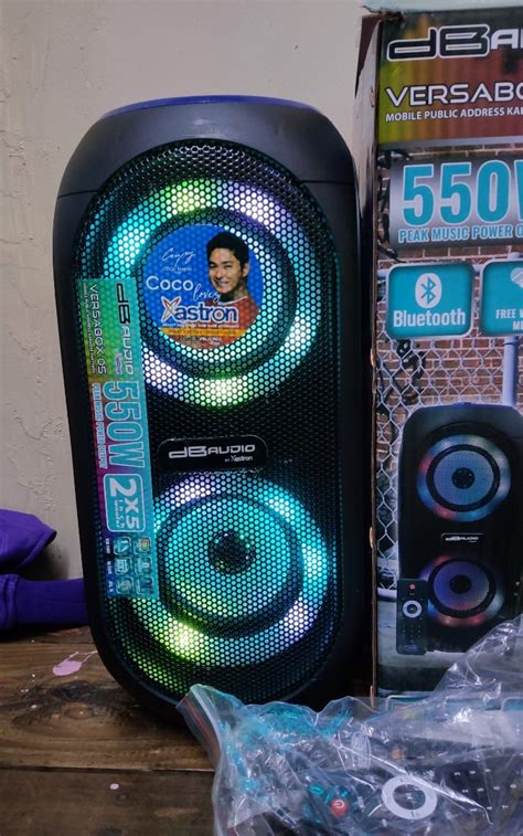 Original DB Audio Portable Speaker With Remote Plus Microphone Audio Soundbars Speakers