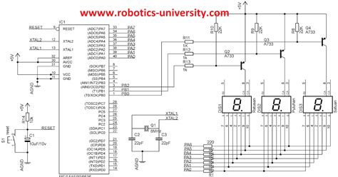 bascom avr 11 angka 3 digit 7segment robotics university