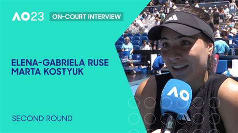 Kostyuk Ruse On Court Interview Australian Open 2023 Second Round