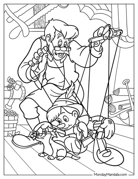 Disney Pinocchio Coloring Pages [2025]