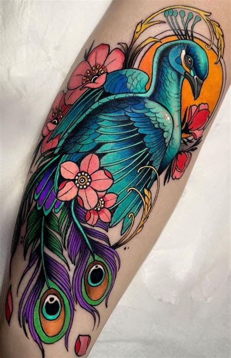 95 Peacock Tattoos That Capture Beauty And Symbolism