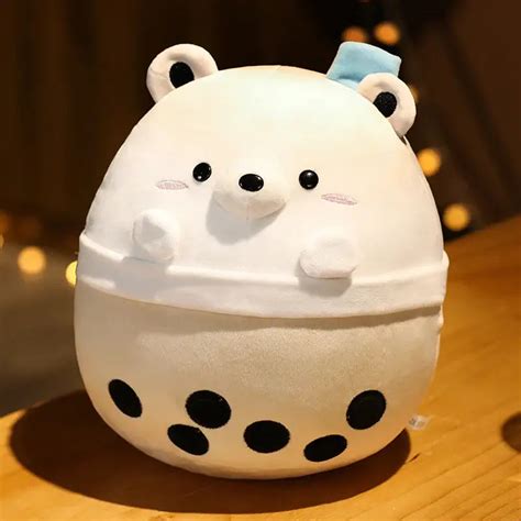 Kawaii Teddy Bubble Tea Plushie Japan Box