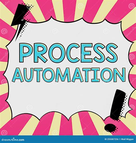 Text Showing Inspiration Process Automationtransformation Streamlined