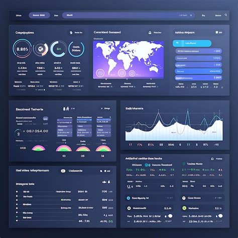 Premium Photo Web Dashboard Performance Analytics Dashboard With