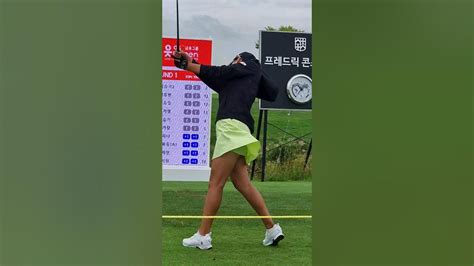 Golf 시크한 피지컬 박서현프로22세 171cm 페퍼저축은행 티샷 Youtube