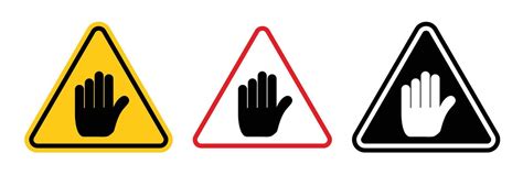 Stop Security Sign 42071767 Vector Art At Vecteezy