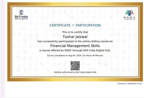 Tushar Jaiswal On Linkedin Skillindia