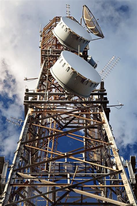 Communications Tower Stock Image Image Of High Mast 1711891
