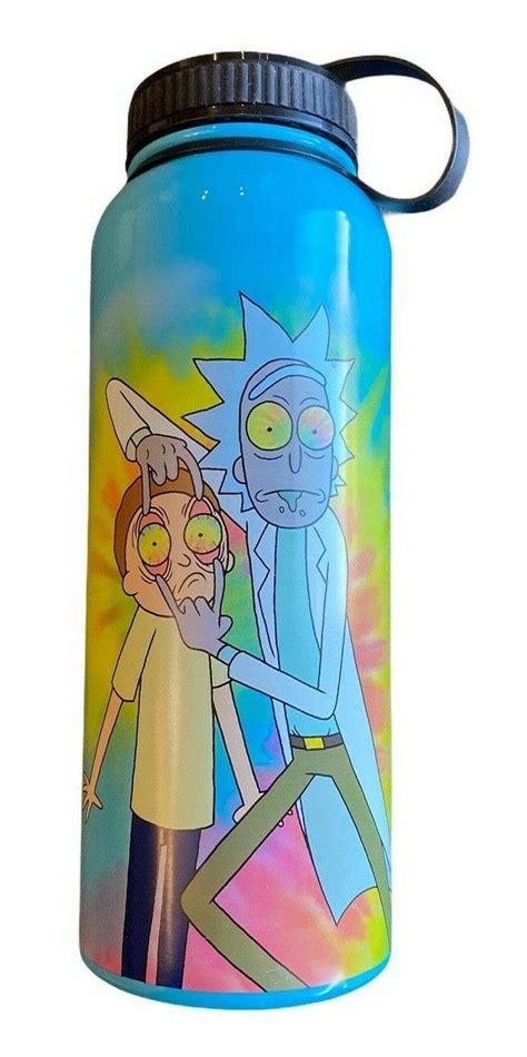 Rick And Morty Metal Water Container Light Blue 4541624619