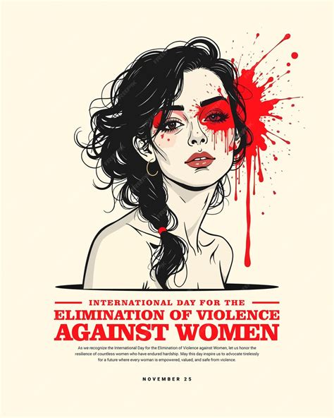 Stop Violence Against Women Social Media Post Banner Template Premium