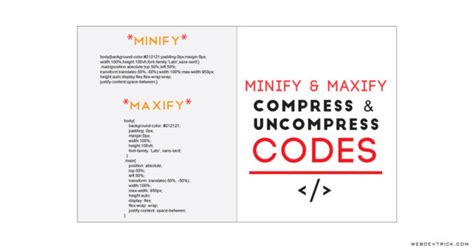 HTML CSS Beautifier And Minifier Code Minify And Beautify