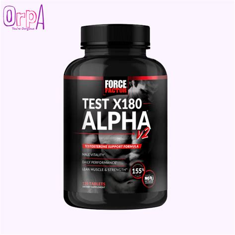 Force Factor Test X180 Alpha® V2 120 Tablets Orpa