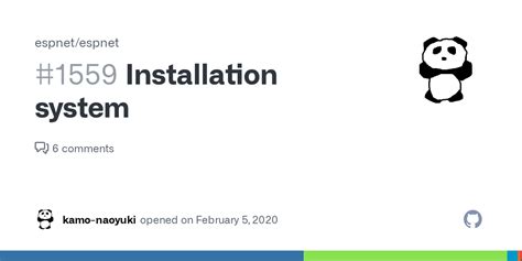 Installation System · Issue 1559 · Espnetespnet · Github