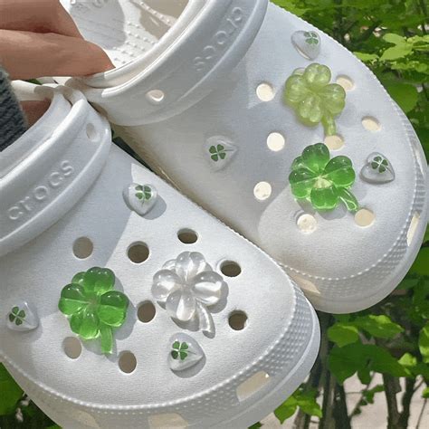 10pcs🍀 Lucky 행운의 네잎 클로버 호마이카 하트 파츠 세트 신꾸 Set 에이블리