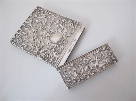 Amazing William Iv Silver Card Case Joseph Willmore Birmingham 1830
