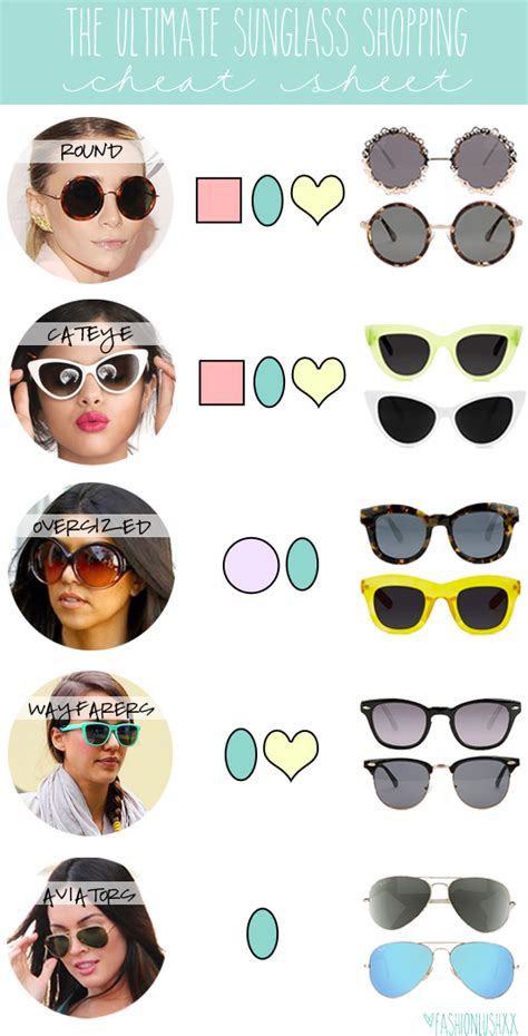 Sunglasses For Women Face Shape Fashion Eye Glasses Face Shapes