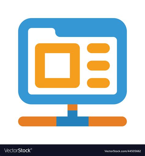Web Browser Concept Icon Royalty Free Vector Image