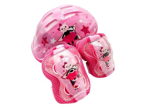 Set Casco Rodilleras Y Coderas Sofia Bosque Encantado Rock