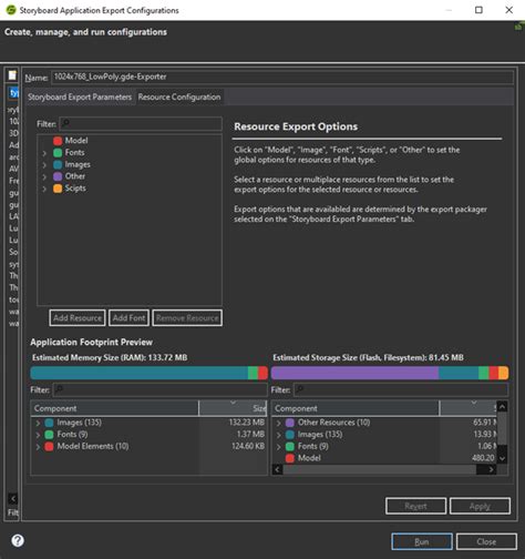 Locating The Resource Export Configuration Window Crank Software