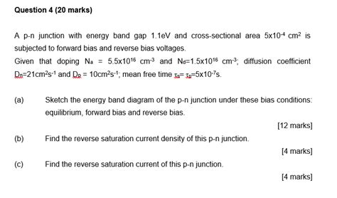Solved Hi This Is Semiconductor Device Physics Questions