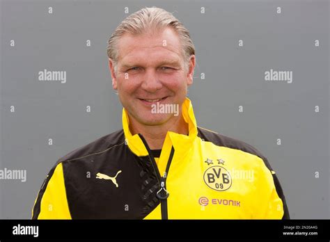 Borussia Dortmunds Wolfgang Teddy De Beer Poses For A Portrait For The