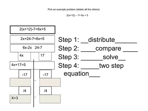 Multi Step Equation Ppt