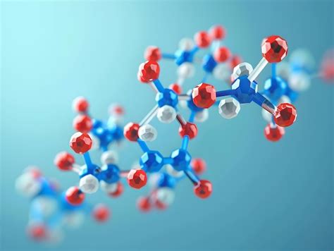 Abstract Structure Background Of Molecule Or Atom Molecular Structure