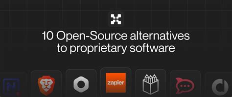 10 open source alternatives to proprietary software dev community