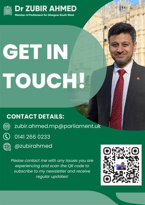Anything To Ask Dr Zubir Ahmed For Glasgow South West