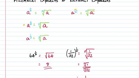 Fractional Exponents