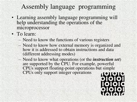 Ppt Assembly Language Programming Powerpoint Presentation Free