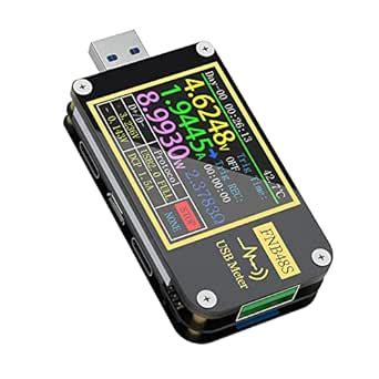USB Voltage Meter Realtime Monitoring FNB ABS Gravity Sensor USB Ammeter Tester Pin For