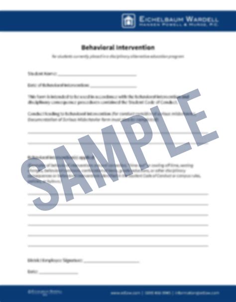 Behavioral Intervention Eichelbaum Wardell Hansen Powell Muñoz P C
